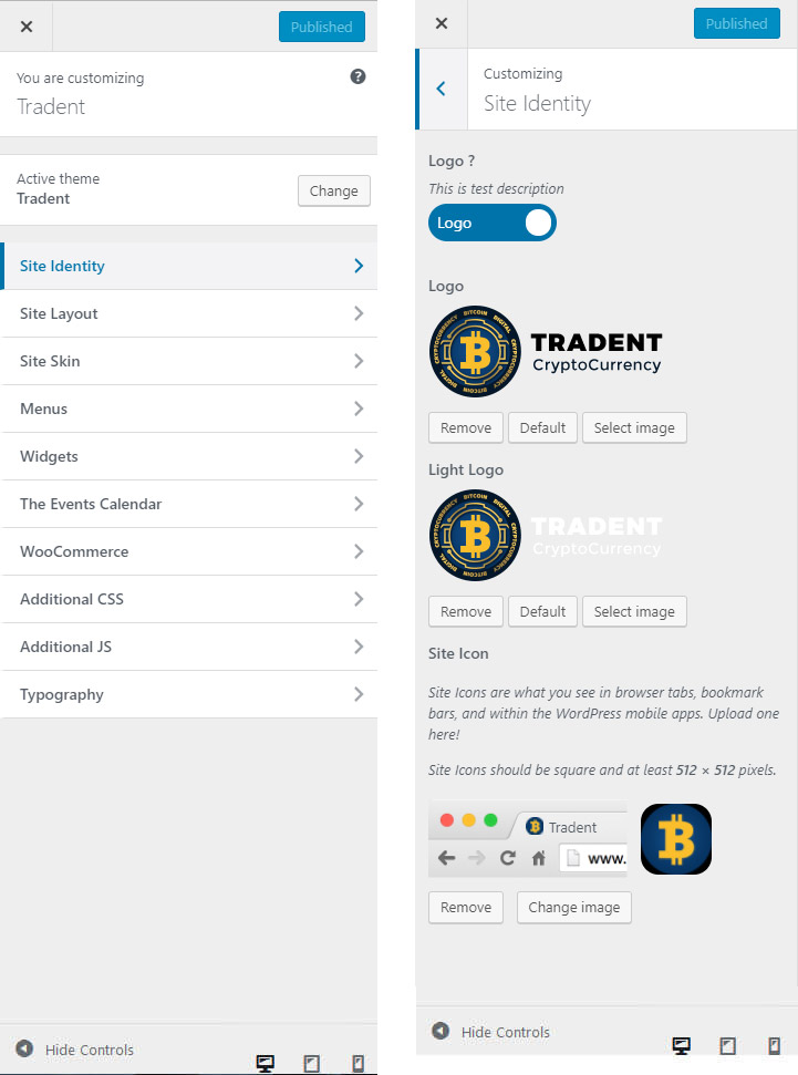 Tradent - Cryptocurrency and Bitcoin WordPress Theme