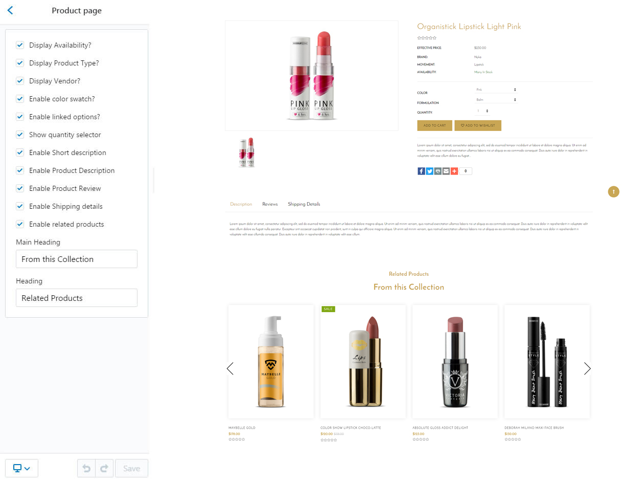 Beauty Store - Responsive Shopify Theme